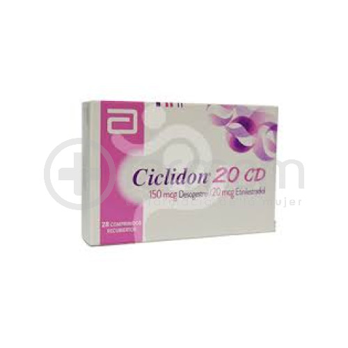 Ciclidon-20 Cd Comprimidos Recubiertos 28 - Farmam.cl