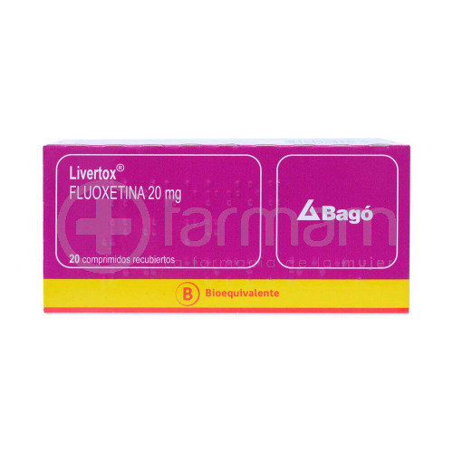 Livertox Comprimidos Recubiertos 20Mg.20 - Farmam.cl