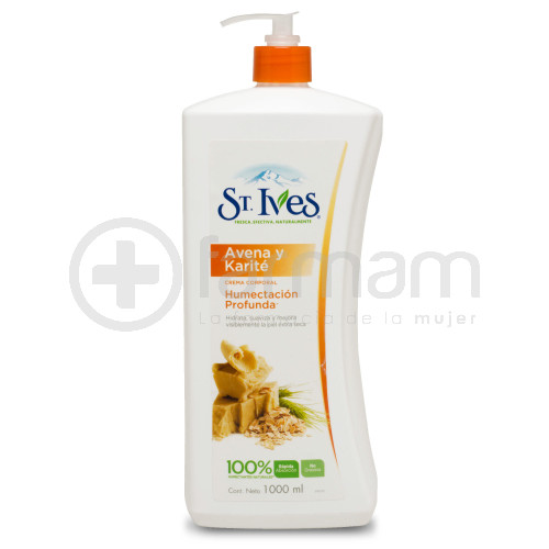 St.Ives Avena Y Karite Crema Corporal Humectante Piel Extra Seca 1000Ml ...