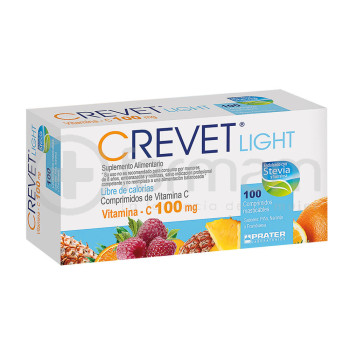Crevet Light Comprimidos Masticables 500Mg.32 - Farmam.cl