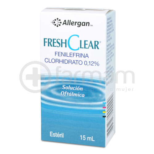 Freshclear Solucion Oftalmica Esteril 0.12% 15Ml - Farmam.cl