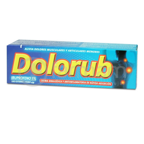 Dolorub Gel 5% Creama Analgesica-Antiinflamatoria Pomo 45Gr - Farmam.cl