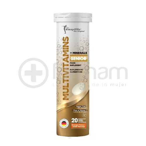 Easy Life Multivitaminico+Minerales Senior Tabletas Efervecentes X20 ...